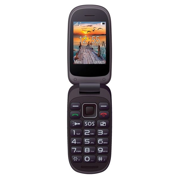 MAXCOM COMFORT MM818 FLIP-PHONE 2G BLACK - Gamebreaker