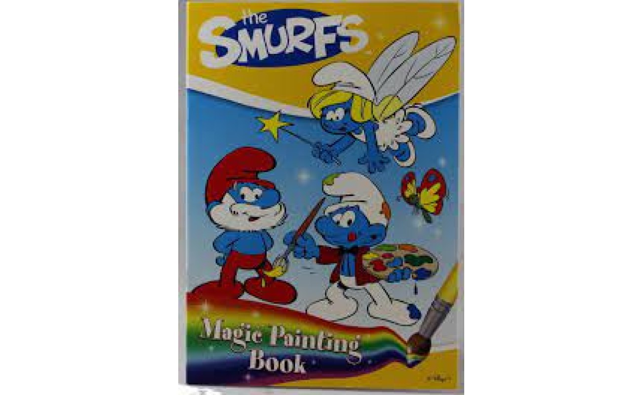 The Smurfs Magic Painting Book - Gamebreaker