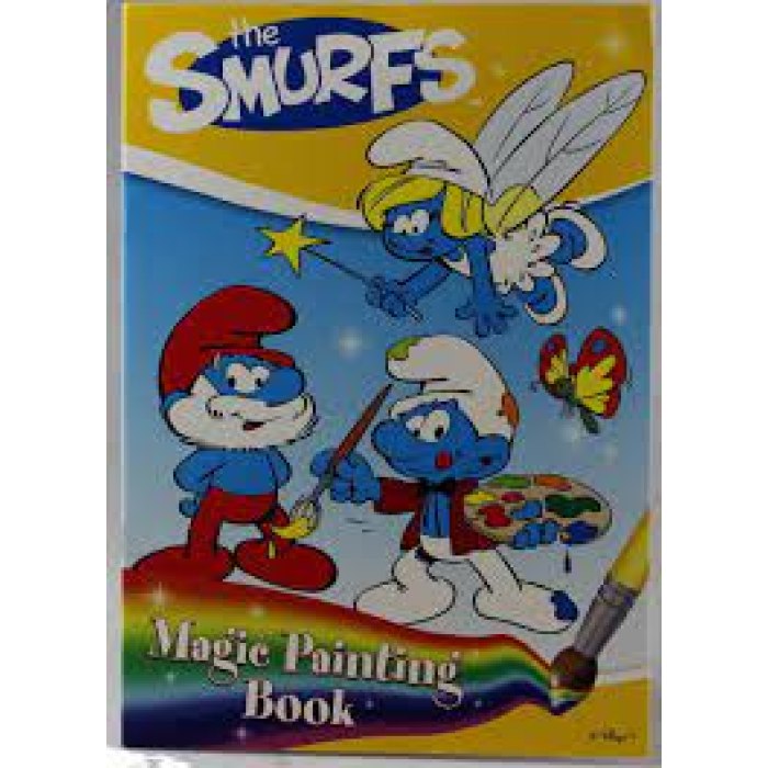 The Smurfs Magic Painting Book - Gamebreaker