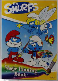 The Smurfs Magic Painting Book - Gamebreaker