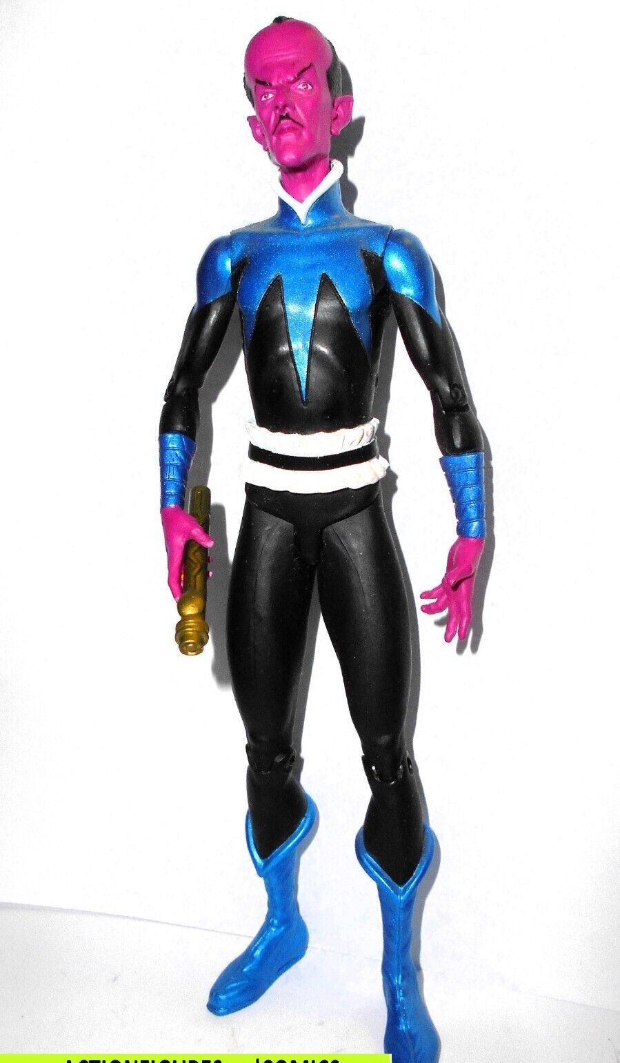 DC Universe SINESTRO Alex Ross Justice League green lantern blue 2005 ...