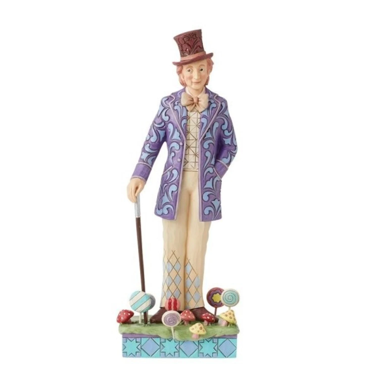Enesco Willy Wonka with Cane 27 cm - 6013719 - Gamebreaker
