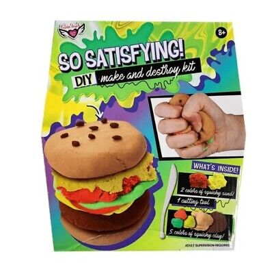So Satisfying DIY Make And Destroy Modelling Kit Burger - Gamebreaker