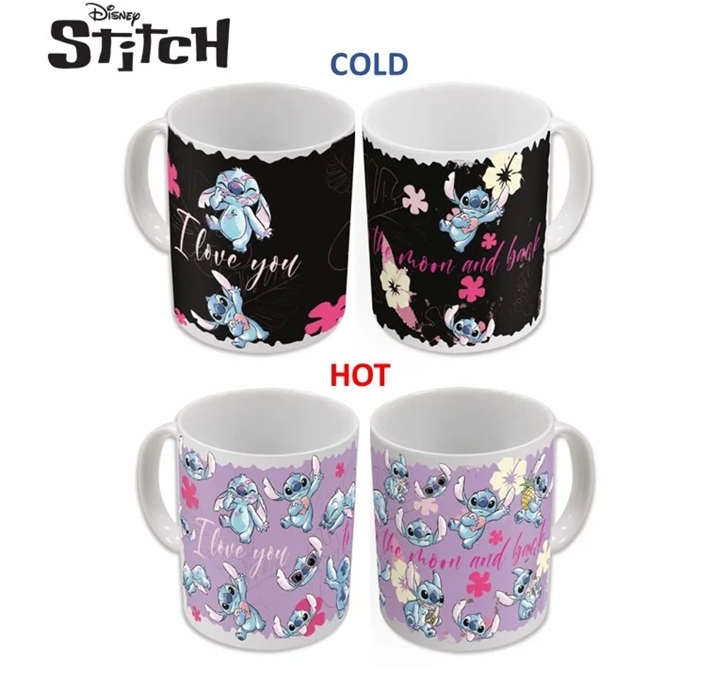 Disney Stitch I Love U Heat Change Mug - Gamebreaker
