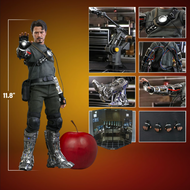 Tony Stark (Mech Test Deluxe Version) - 1:6 - Hot Toys - 906794 ...