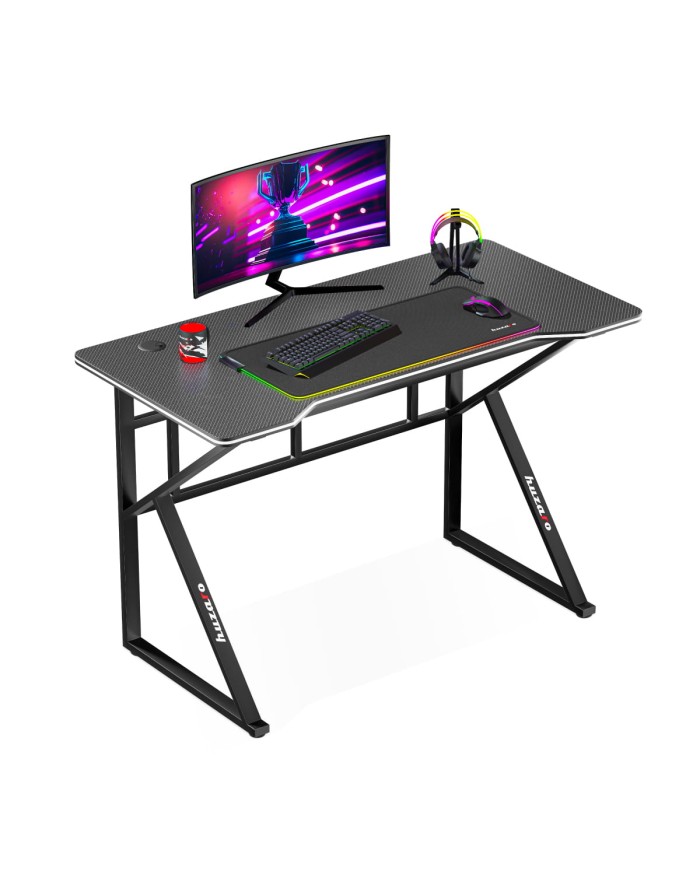 Huzaro Hero 1.6 Gaming Desk Black - Gamebreaker