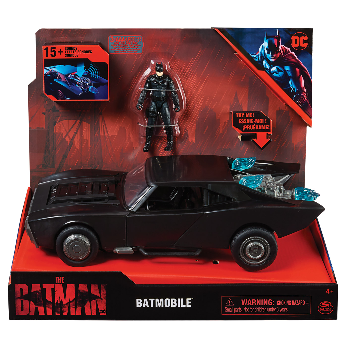 DC The Batman - Batmobile with Sounds - Gamebreaker