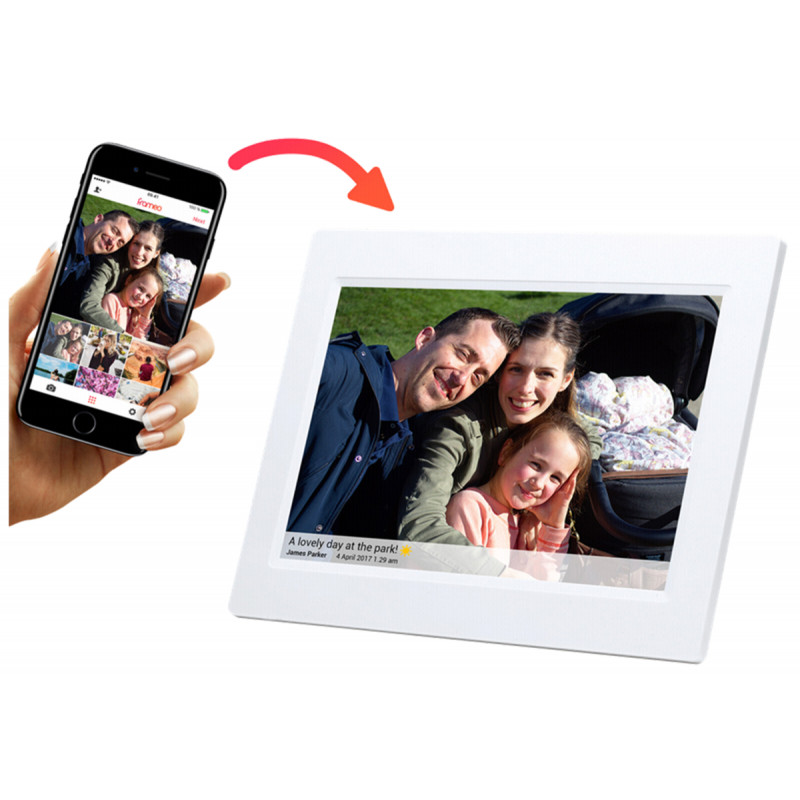 Denver digital photo frame Frameo PFF-1010 white - Gamebreaker