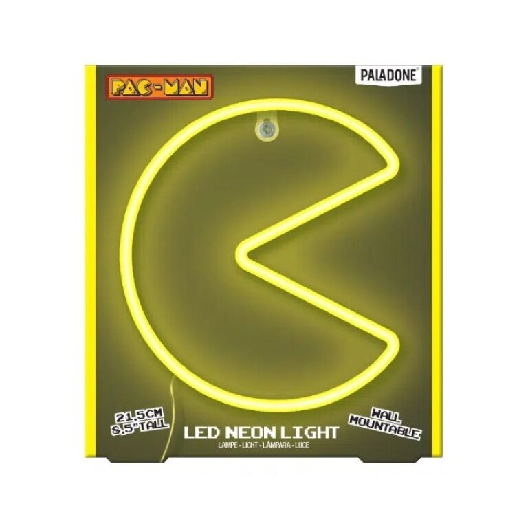 Paladone Pac Man Wall Mountable LED Neon Light - Gamebreaker