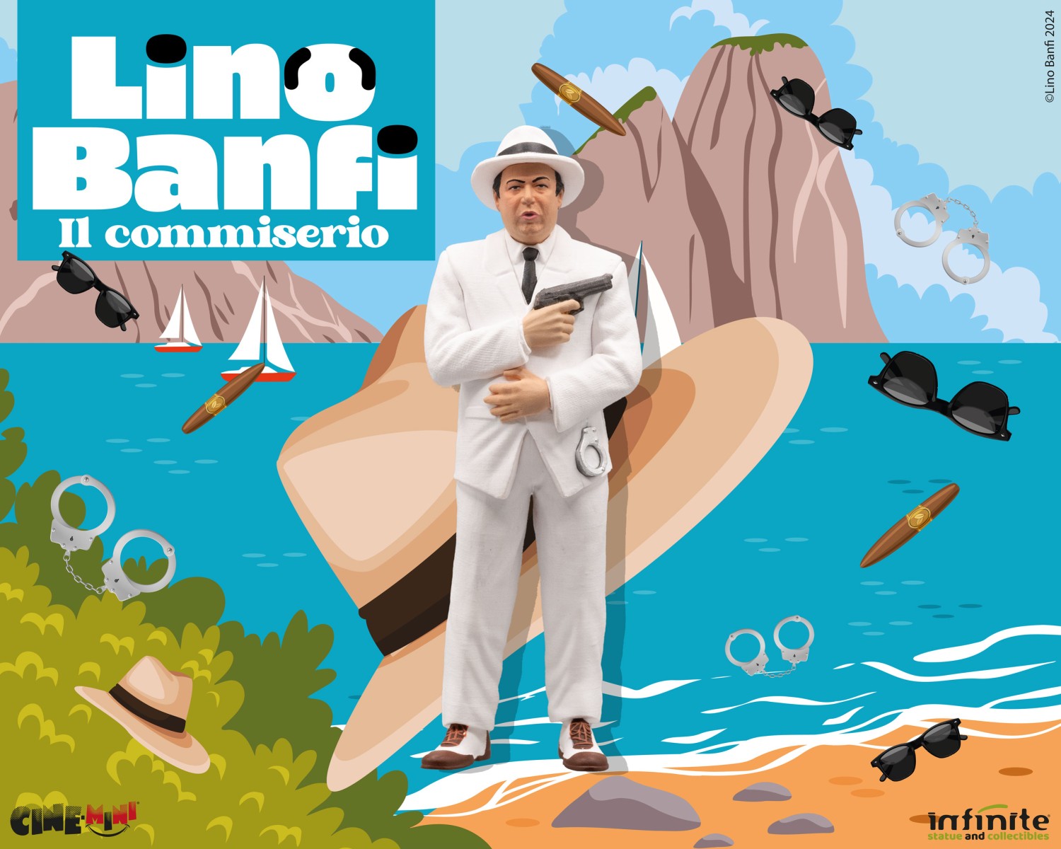 Lino Banfi '' il Commiserio'' Cine- Mini PVC - Gamebreaker