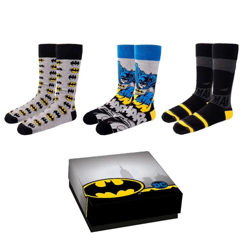 DC Comics Batman pack 3 socks - Gamebreaker