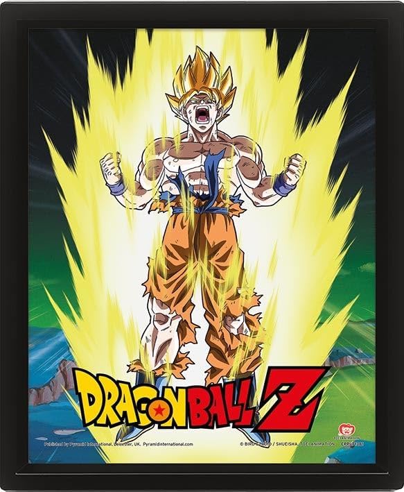 Dragon Ball Z Goku 3D Lenticular Frame - Gamebreaker