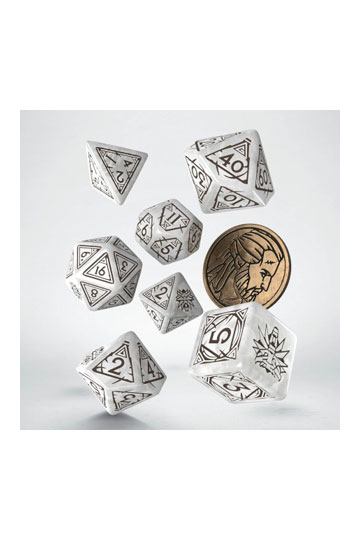 The Witcher Dice Set Geralt The White Wolf (7) - Gamebreaker