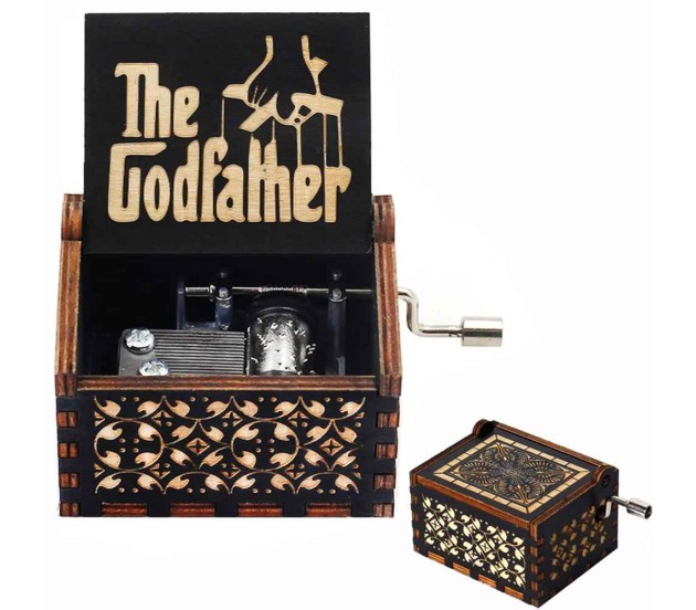 Wooden The Godfather Music Box - Gamebreaker