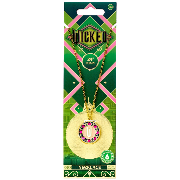 Wicked ‘W’ logo with Crystal Border necklace – Gamebreaker