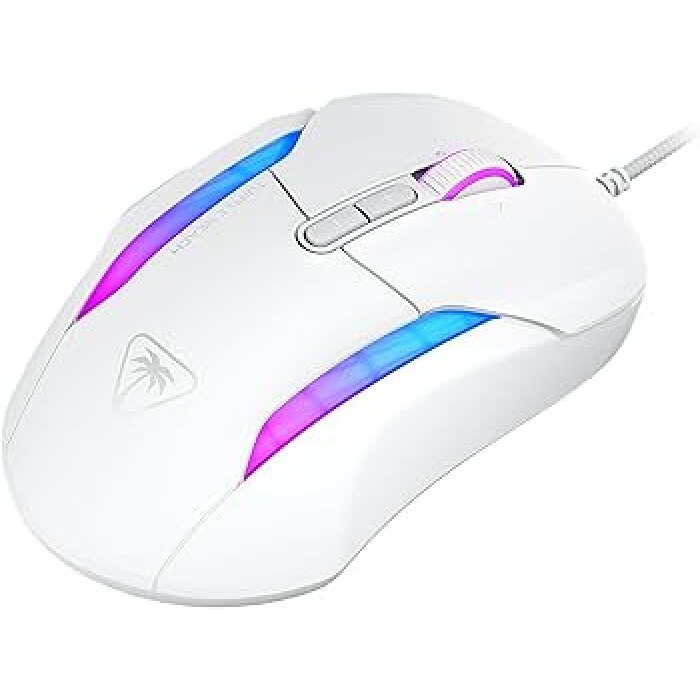 Turtle Beach Kone II – Wired Ergonomic RGB White Gaming Mouse - Gamebreaker
