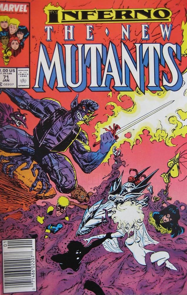 The New Mutants #71 JAN Comics - Gamebreaker