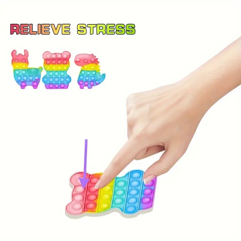 Rainbow ABC: Animal Bubble Fidget Toy - Gamebreaker