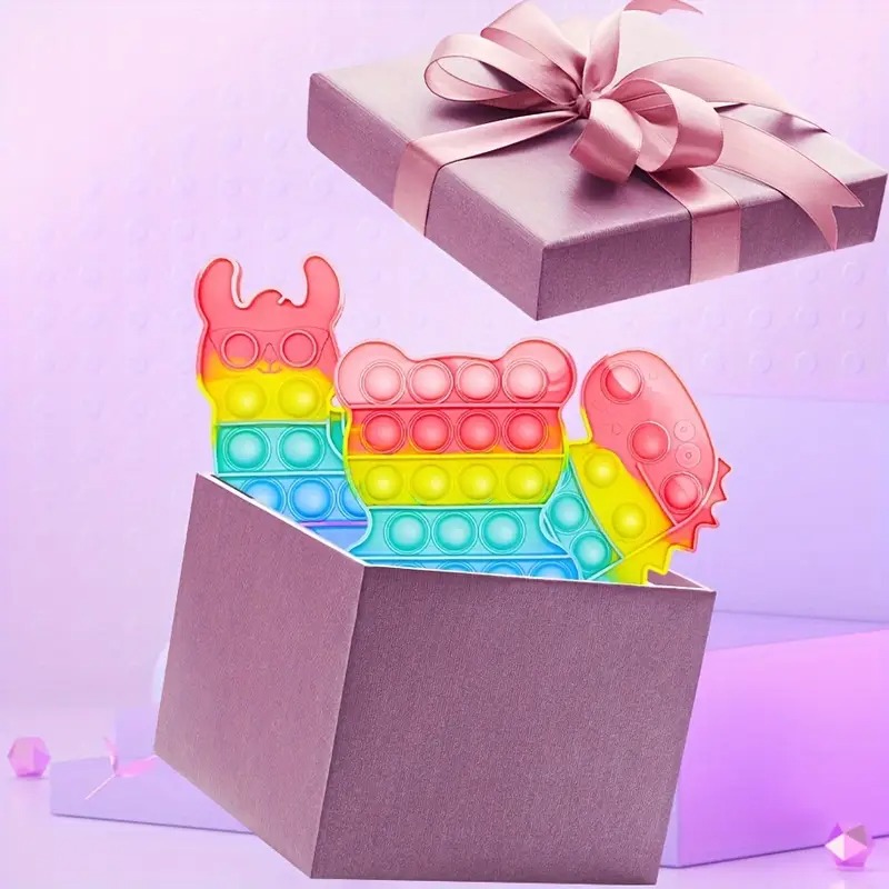 Rainbow ABC: Animal Bubble Fidget Toy - Gamebreaker