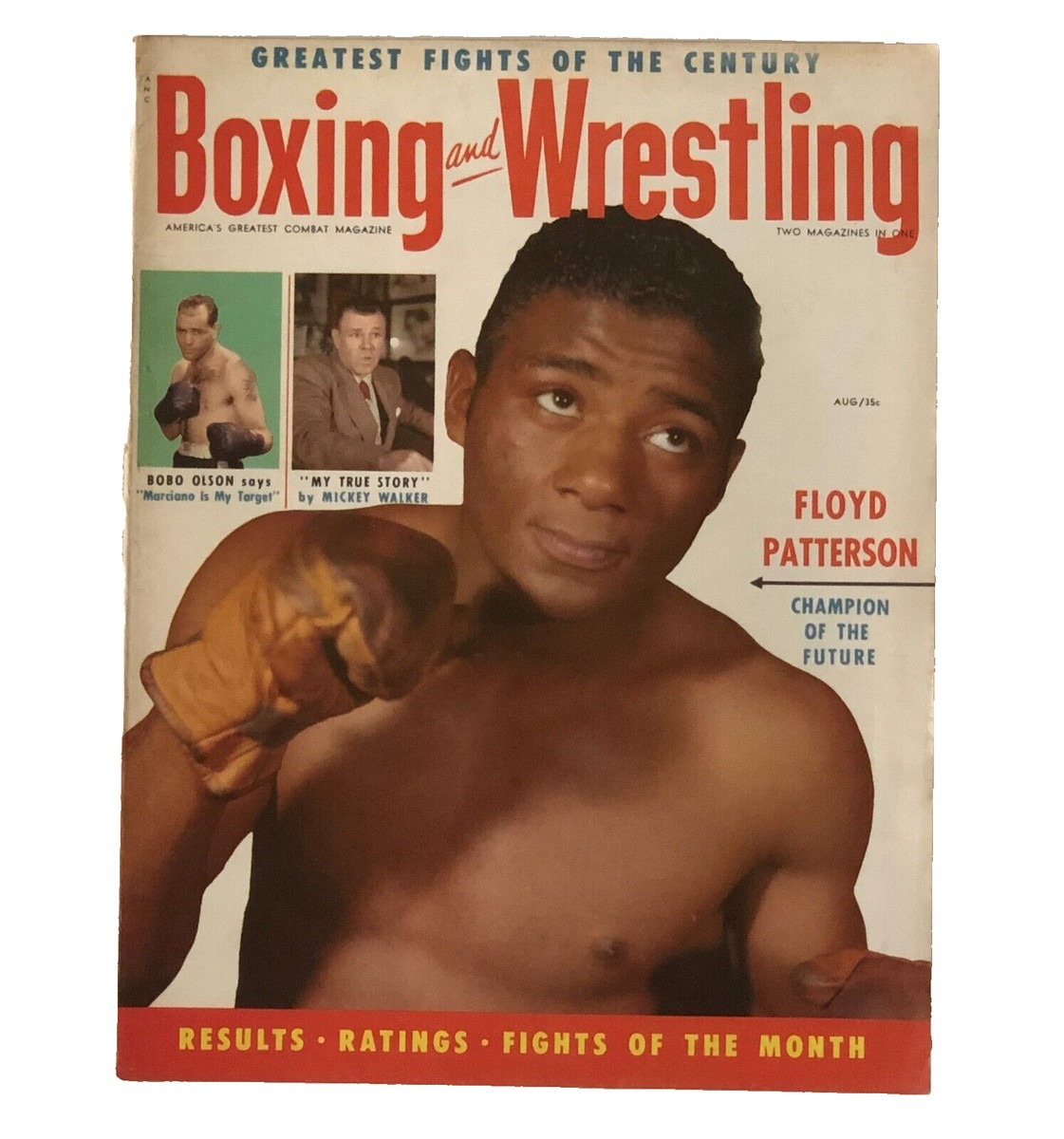 Vintage Boxing And Wrestling Magazine: Floyd Patterson (1955) - Gamebreaker