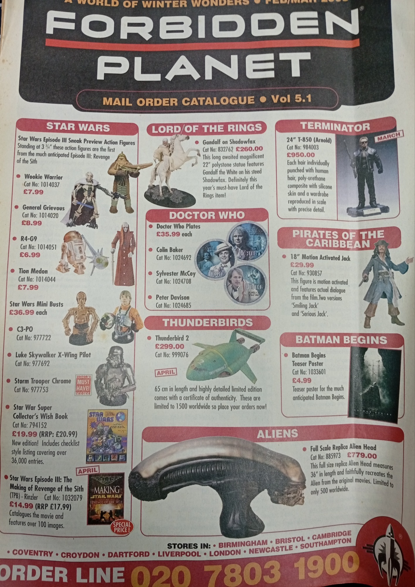 Forbidden Planet Mail Order Catalogue * Vol. 5.1 Feb/Mar 2005 - Gamebreaker