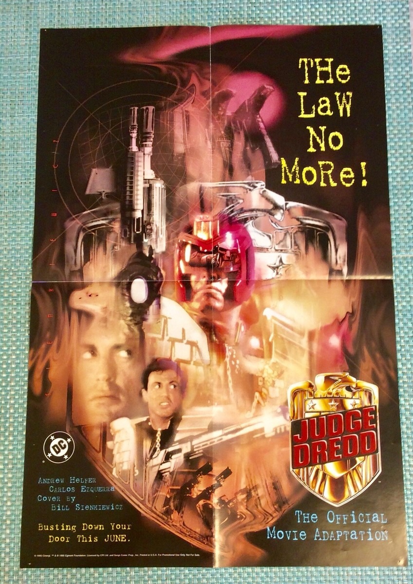 D.C. Judge Dredd The Law No More Promo Poster - Gamebreaker