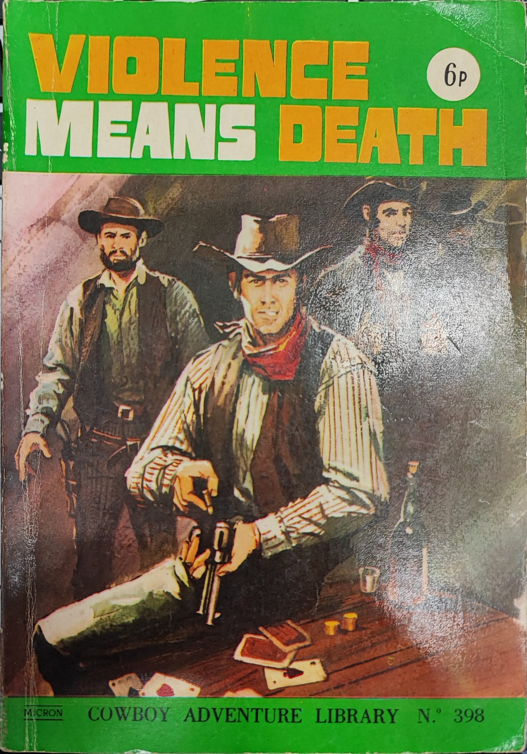 Cowboy adventure library #398 - Violence means death - Gamebreaker