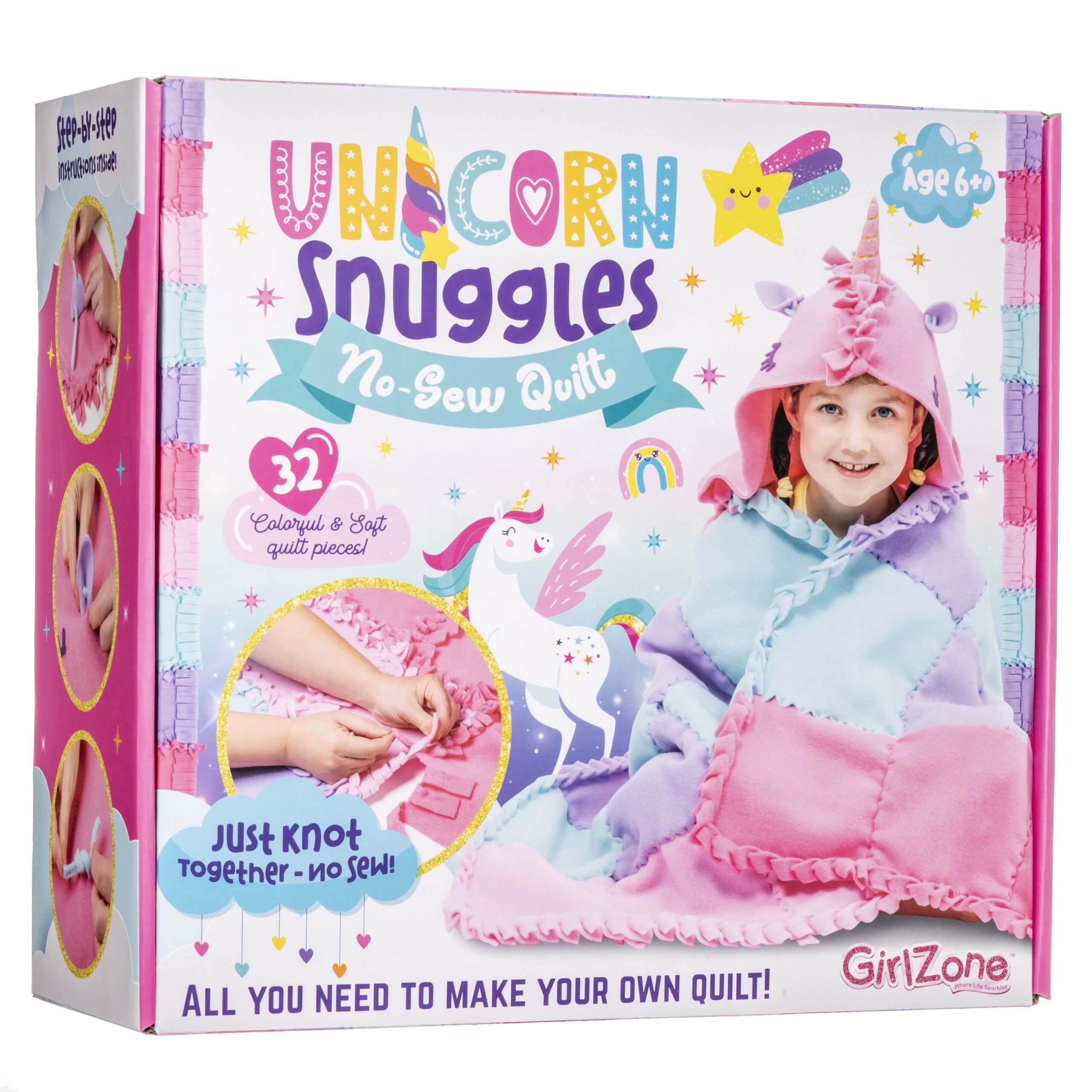 Unicorn Snuggles No Sew Quilt - Gamebreaker