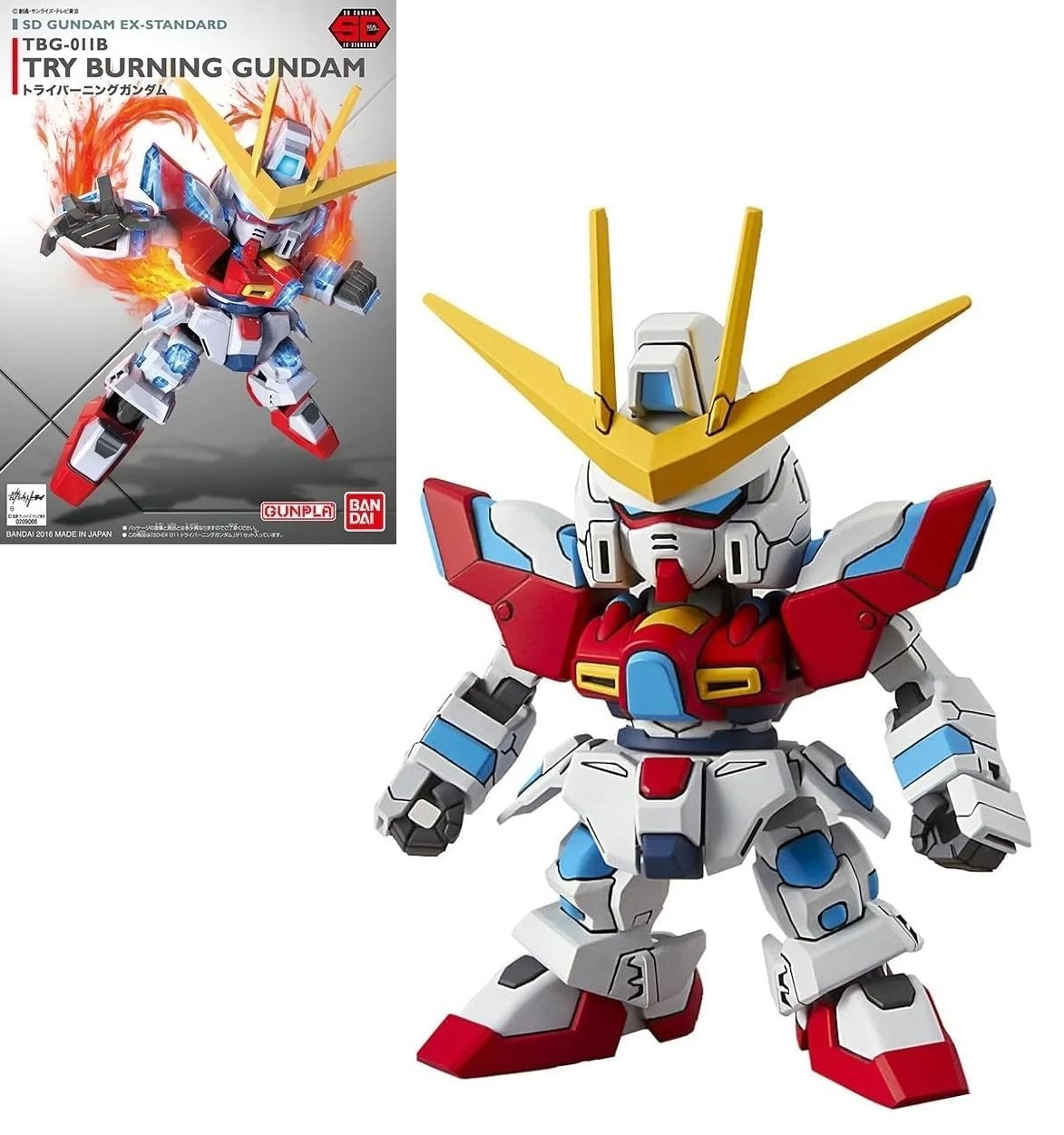 GUNDAM - SD Gundam Ex-Standard Try Burning - Model Kit - Gamebreaker