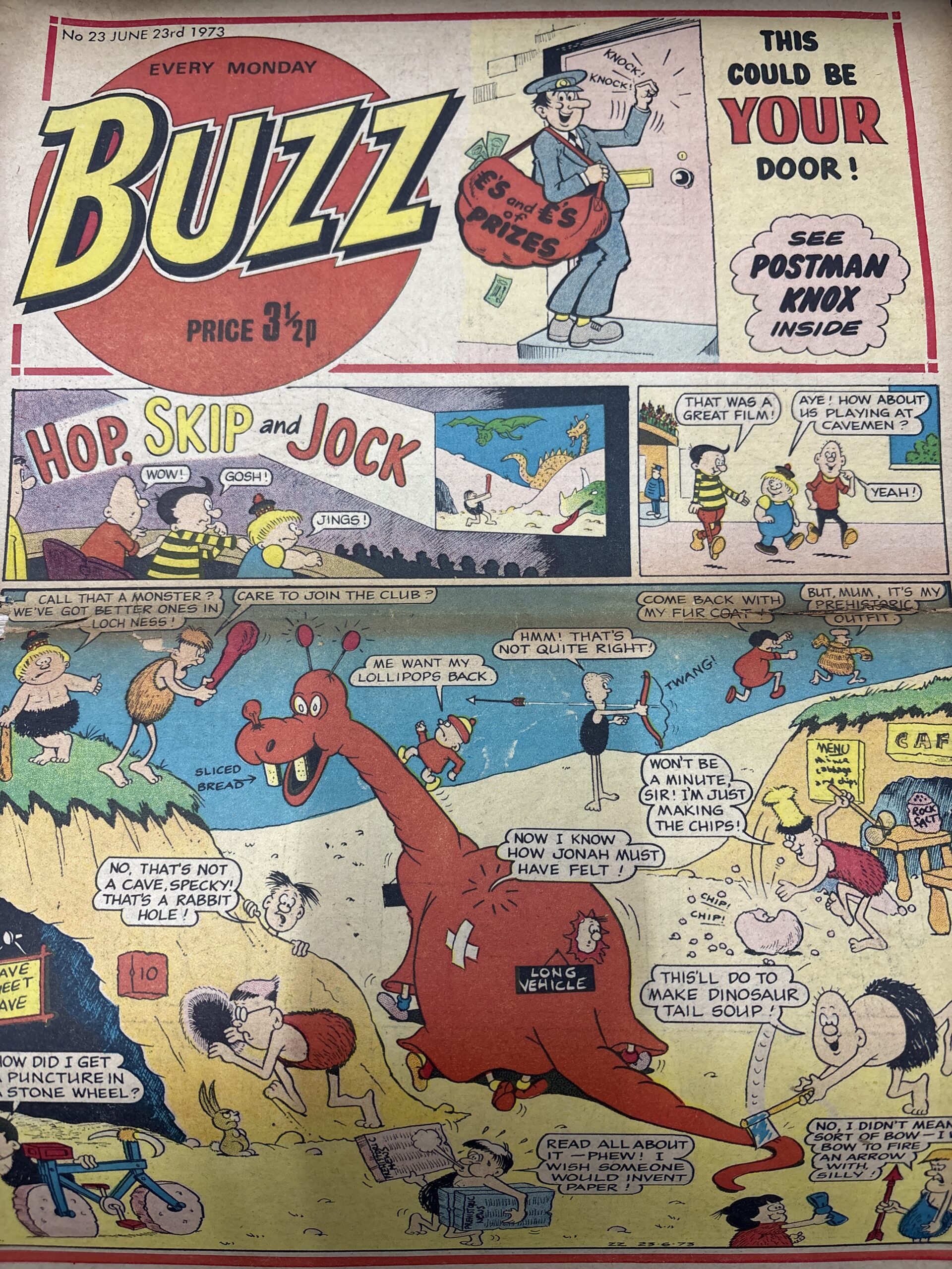 Buzz Comic - No 23 - June 23rd 1973 - Gamebreaker