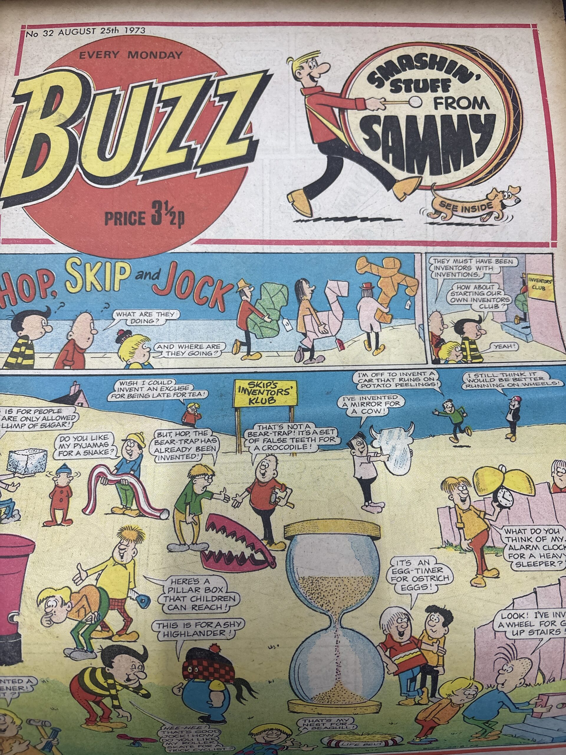 Buzz Comic - No 32 - August 25th 1973 - Gamebreaker