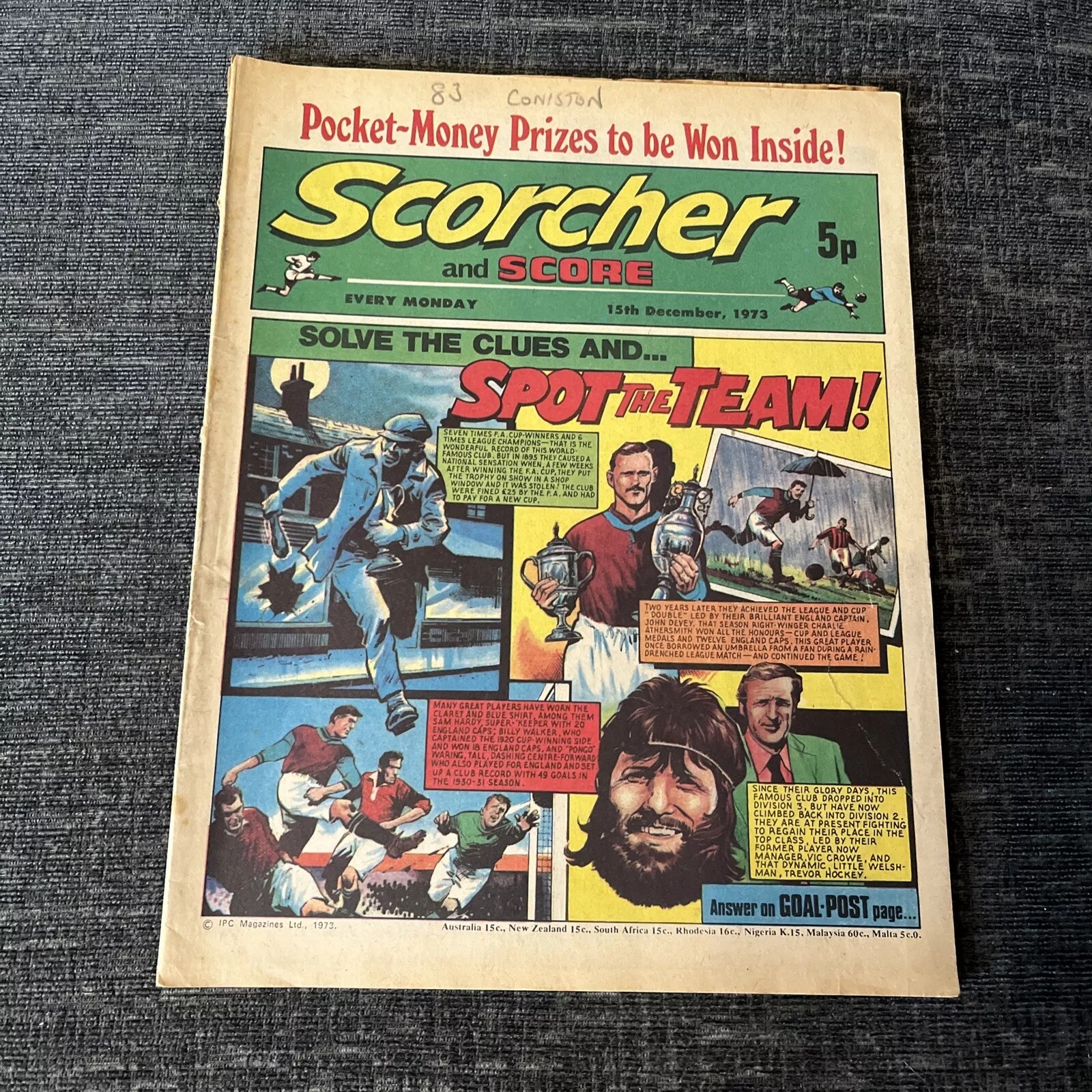Scorcher And Score - 15th December, 1973 - Gamebreaker