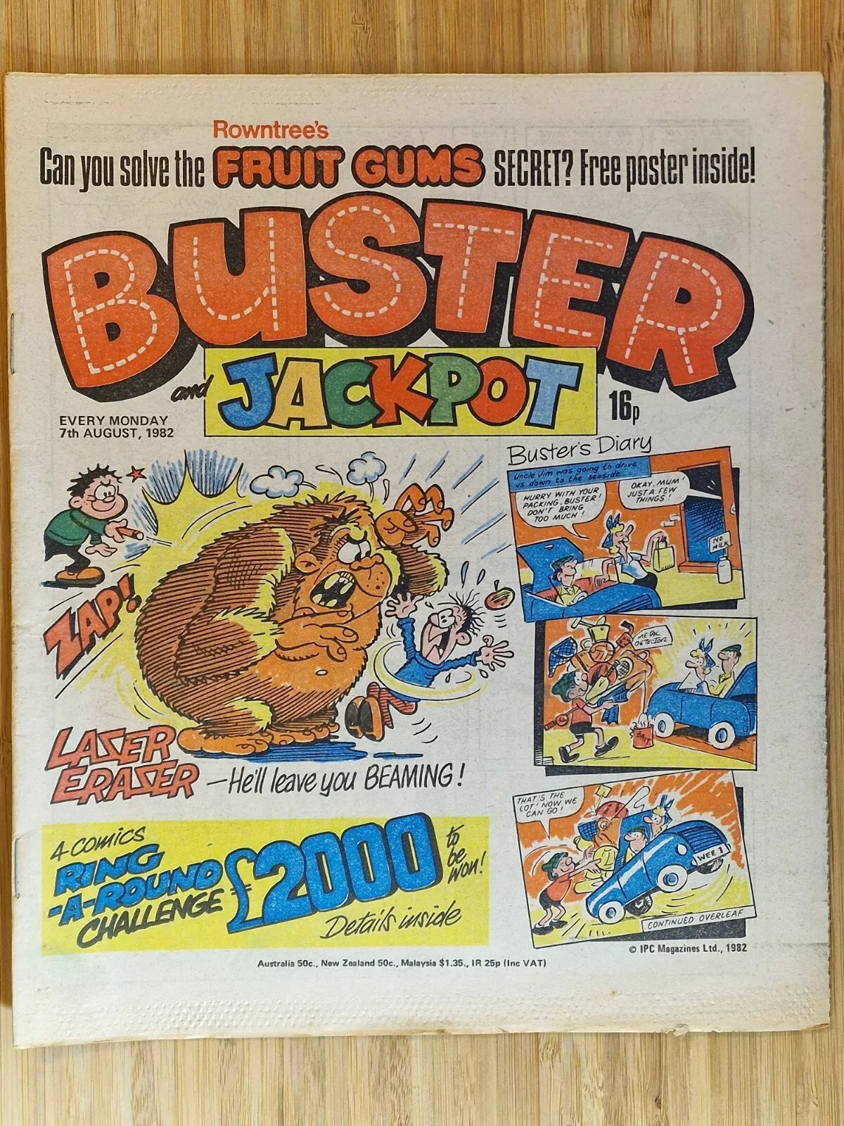 Buster Comic - 7th August 1982 - Gamebreaker