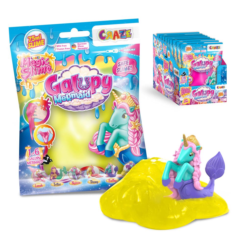 Craze – Magic Slime various colors in a 75ml bag - Gamebreaker