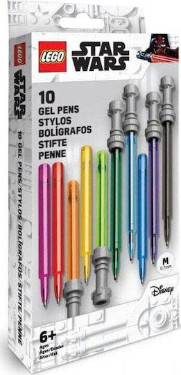 Lego 53116 Star Wars Lightsaber Gel Pen Set 10 Pieces - Gamebreaker