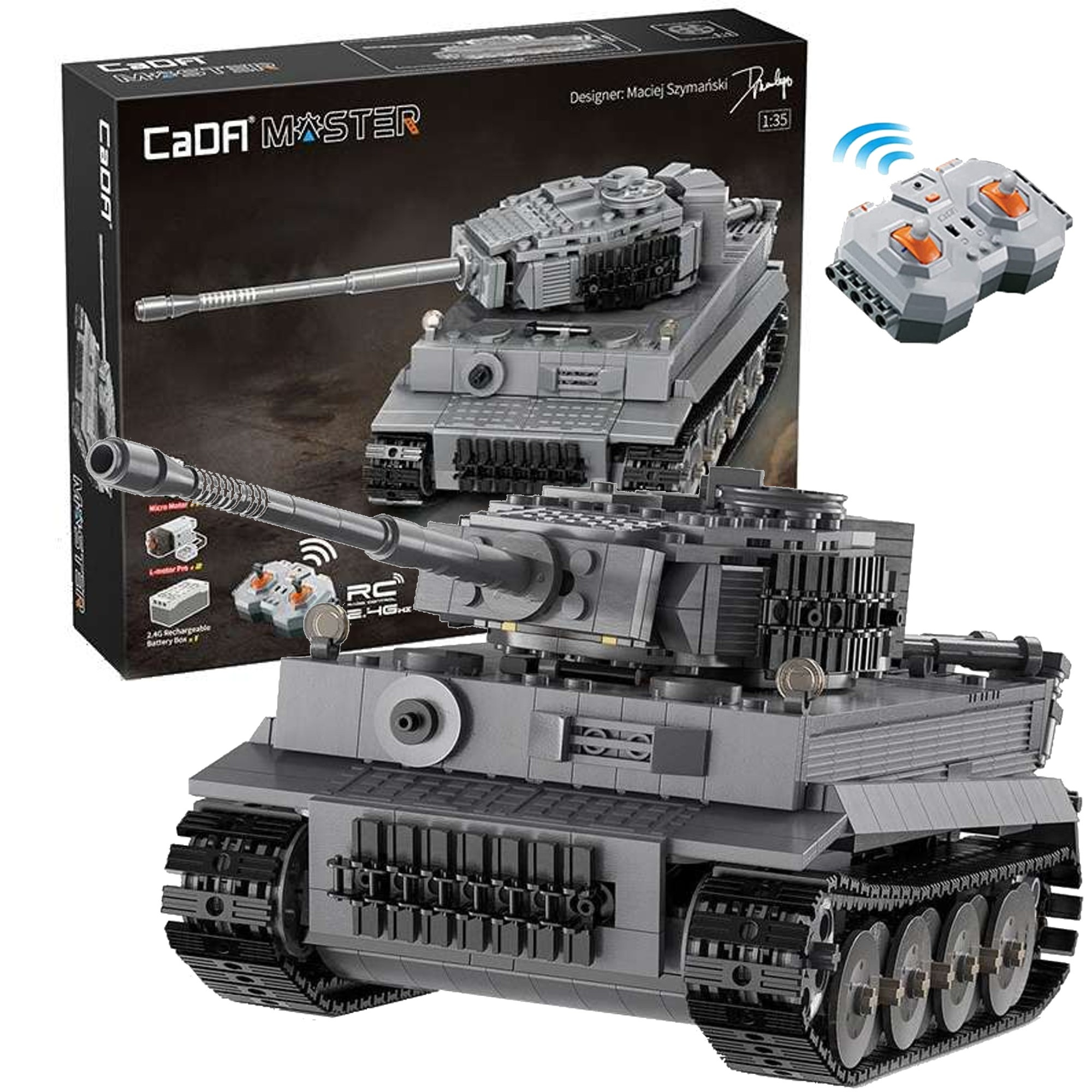 Cada Bricks MOC- Tiger Tank - 925pcs - Gamebreaker