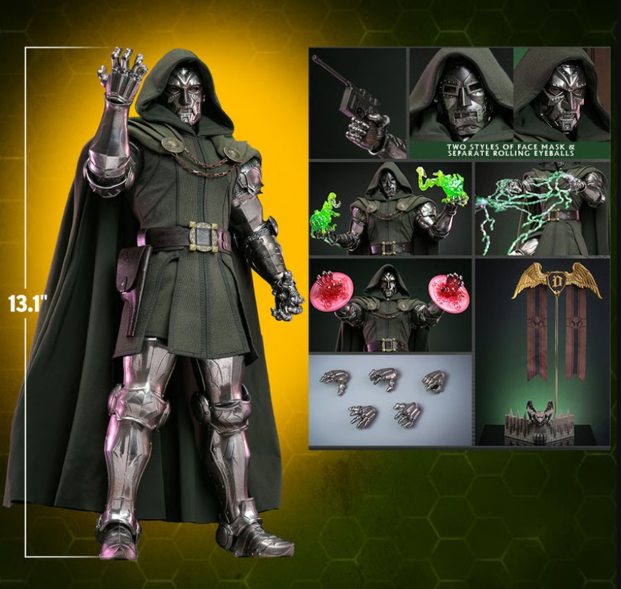 Doctor Doom Sixth Scale Figure by Hot Toys 913810 - Gamebreaker