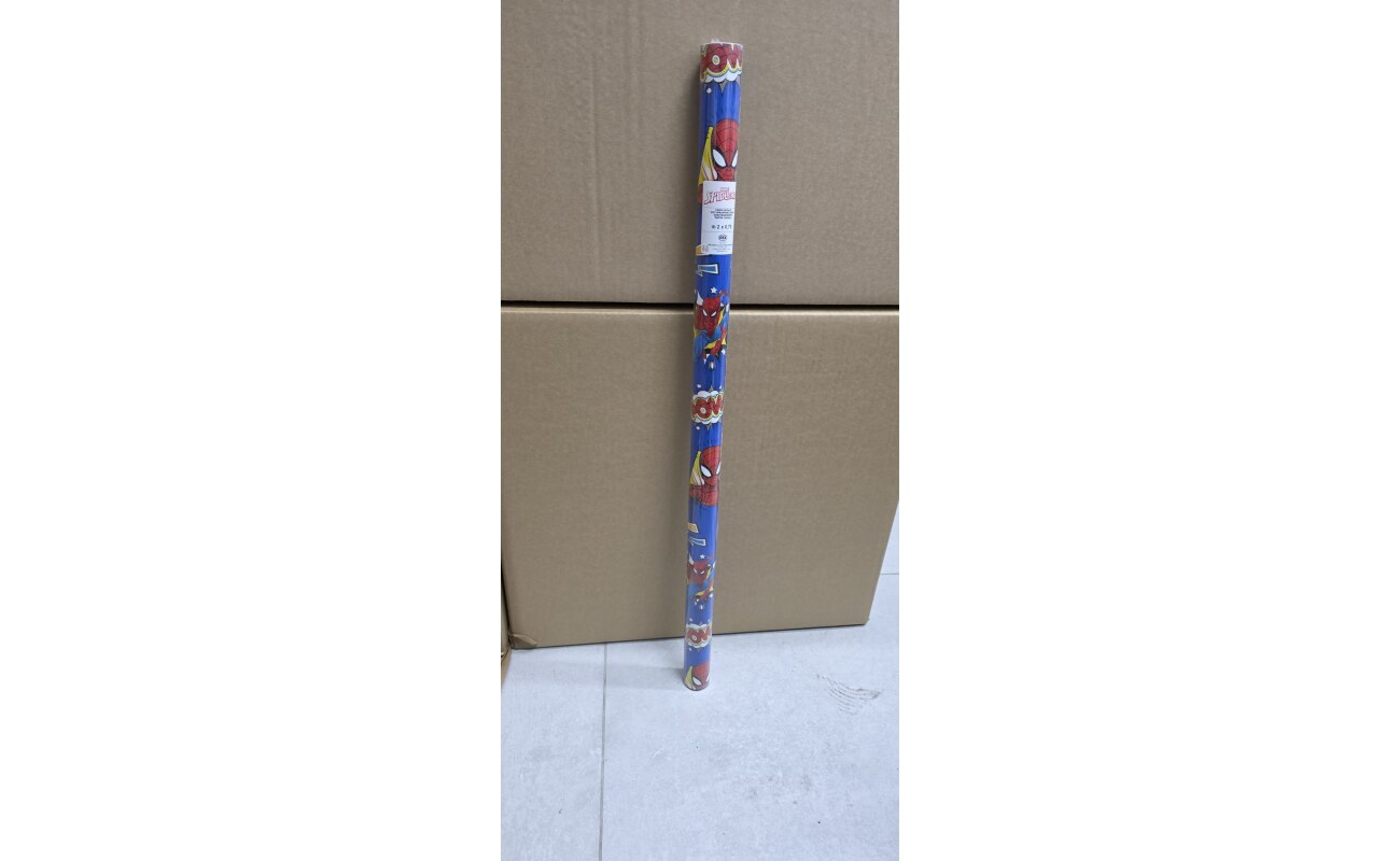 Marvel Spider Man Wrapping paper 2mx0.7 Blue - Gamebreaker
