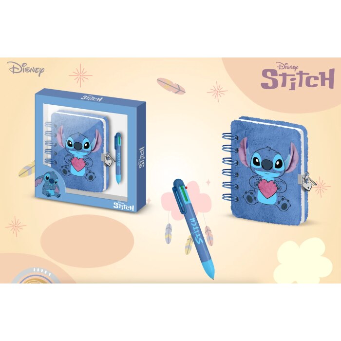 STITCH - Love - Gift Box - Fur Diary + Pen - Gamebreaker