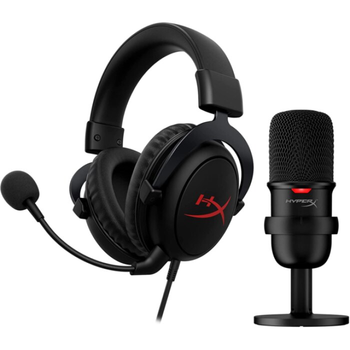 HyperX SoloCast Streamer Starter Pack - Black - Gamebreaker