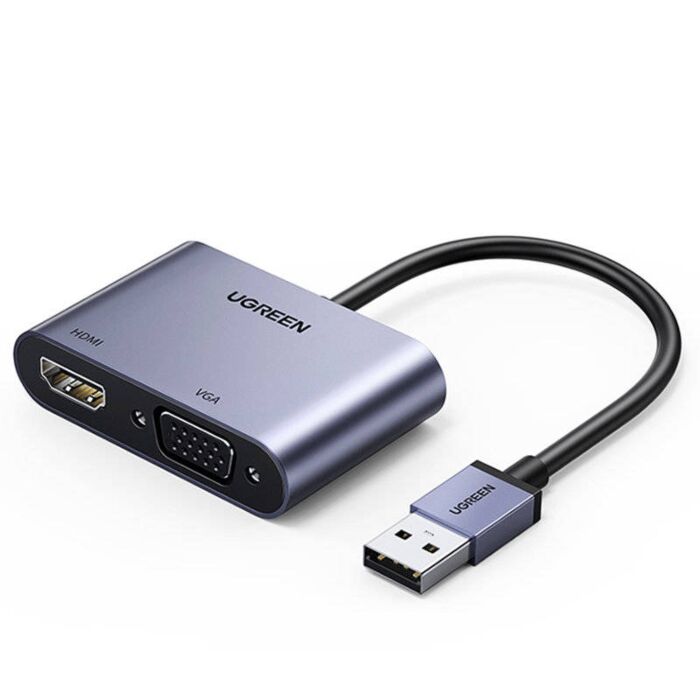UGREEN USB-A to VGA and Hdmi 1080p/60Hz Adapter - Gamebreaker